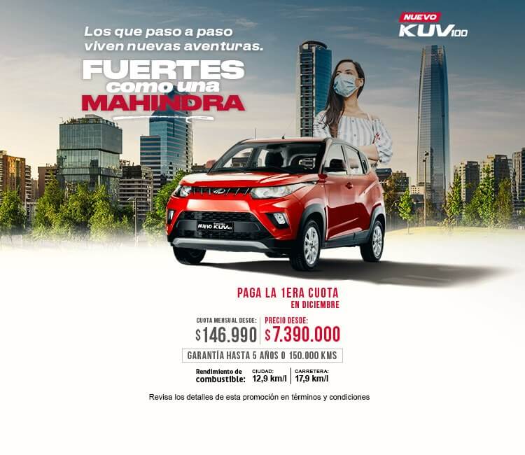 Venta de Camionetas, SUV, Pick Up | Mahindra Chile