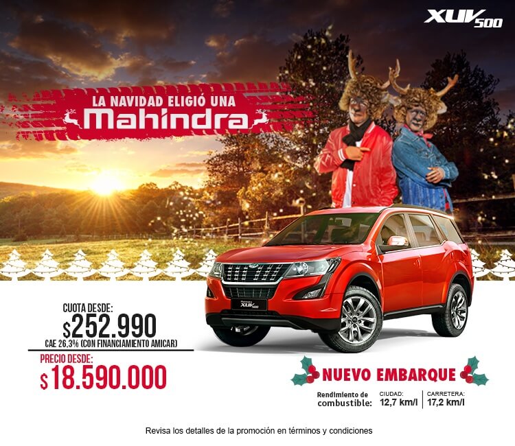 Venta de Camionetas, SUV, Pick Up | Mahindra Chile