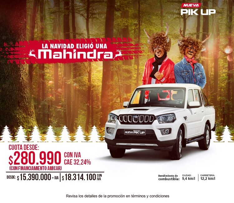 Venta de Camionetas, SUV, Pick Up | Mahindra Chile