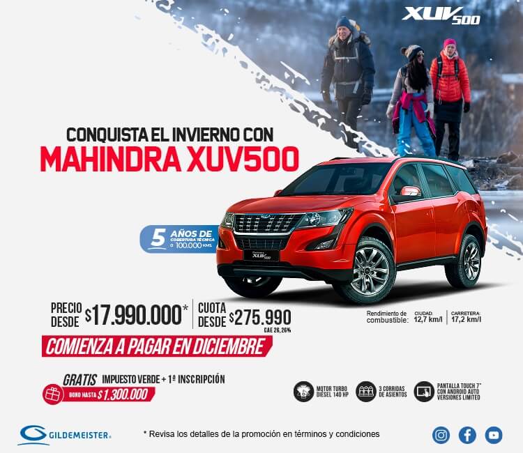 Venta de Camionetas, SUV, Pick Up | Mahindra Chile
