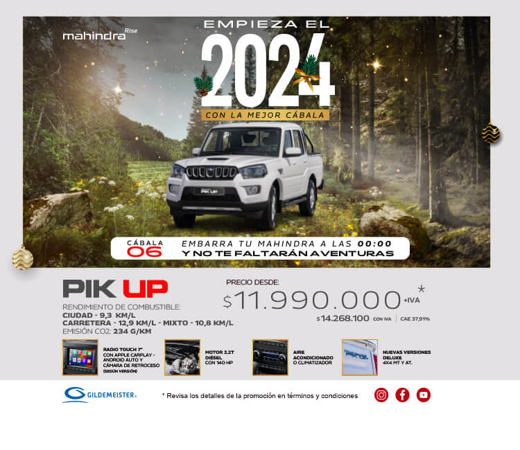 Venta de Camionetas, SUV, Pick Up | Mahindra Chile